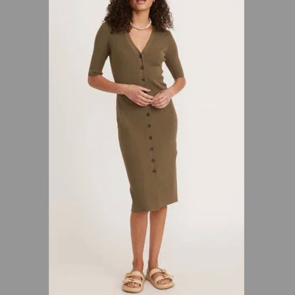Marine Layer | Dresses | Marine Layer Bella Button Down Sweater Dress | Poshmark